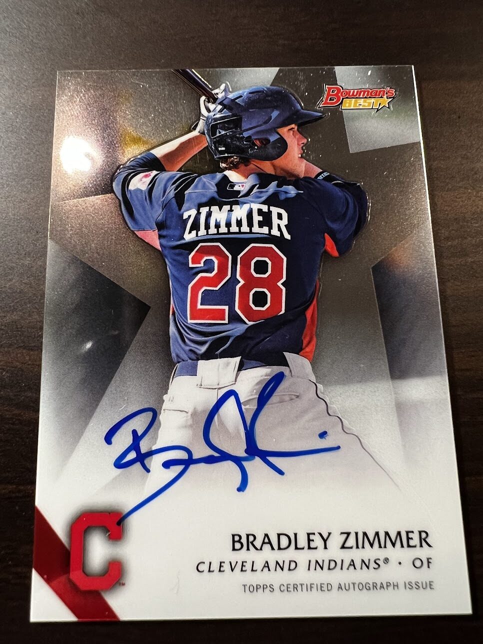 2015 Bowmans Best Bradley Zimmer Auto - Moore Sports Cards