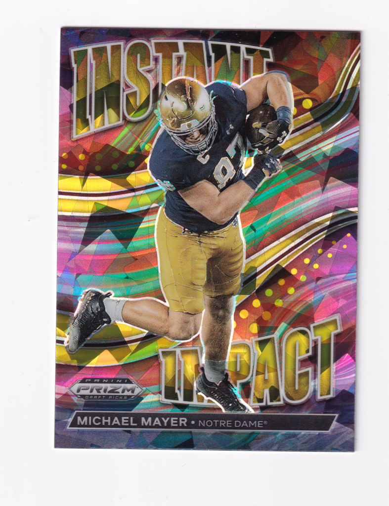 2023 Prizm Draft Pick Instant Impact Michael Mayer - Moore Sports Cards